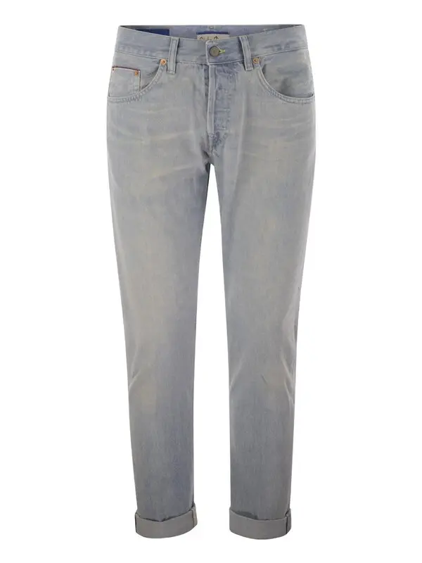 DONDUP Icon Selvedge Jeans - Gray