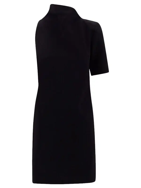 Sportmax Logo Dress - Black