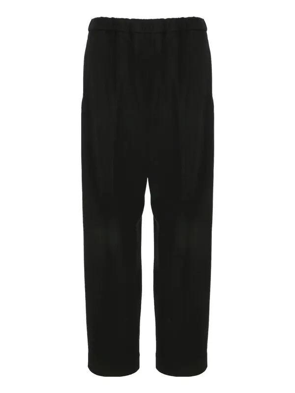 Fabiana Filippi Elasticated Waist Tapered Trousers - Black
