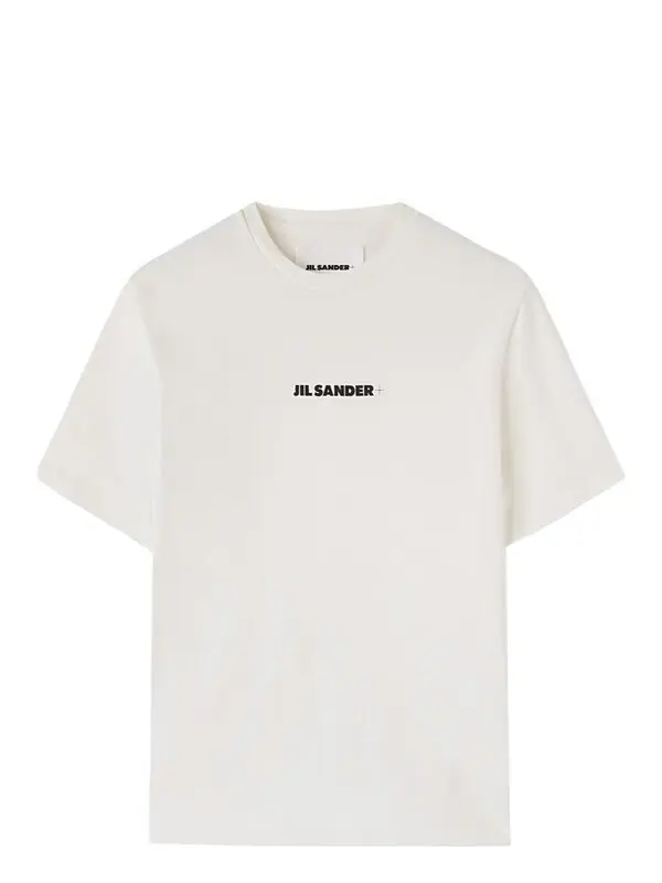 JIL SANDER Logo Print Crewneck T-shirt - White