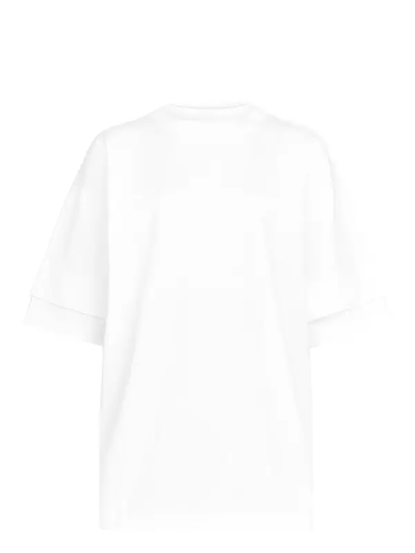 Alaïa Double Sleeve Crew-neck T-shirt - White