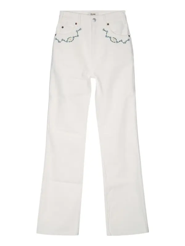 Celine Embroidered Jeans - No