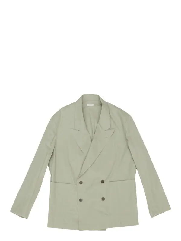 Dries Van Noten Long-sleeved Double-breasted Suit Jacket - Nude