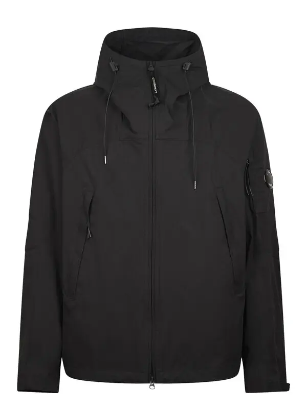 C.P. COMPANY Pro Tek Lens Hooded Jacket - Black