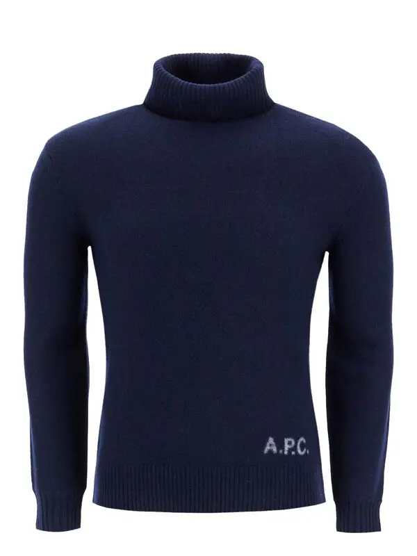 A.p.c. Turtleneck Long-sleeved Jumper - Black