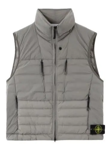 Stone Island Padded Seamless Gilet - Cement