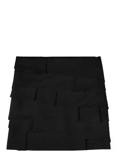 Versace Pleated Mini Skirt - Black