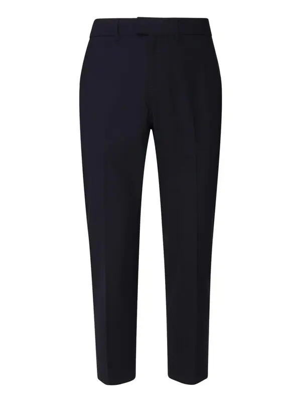 DONDUP Cigarette Fit Wool Pants - Black