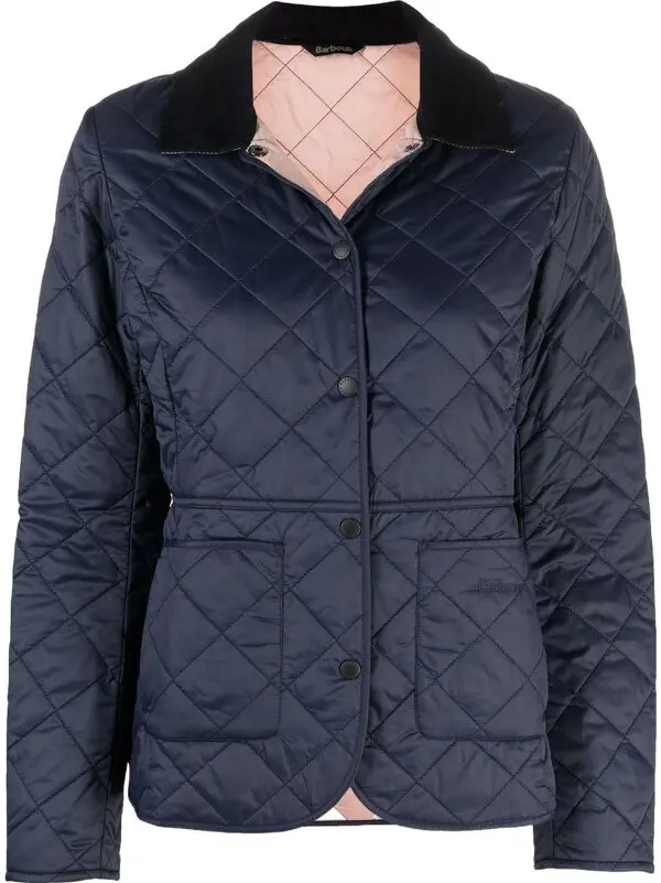 Barbour Deveron Quilted Buttoned Jacket - No