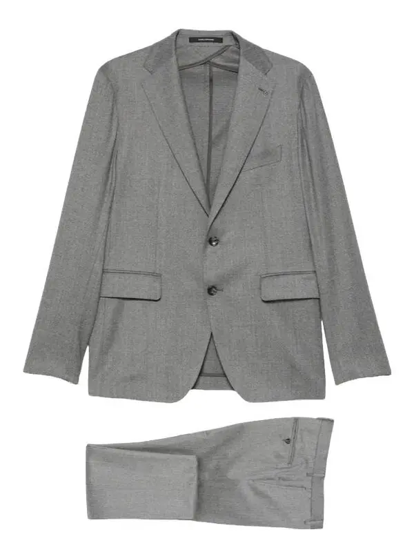 Tagliatore Long-sleeved Suit - Grey
