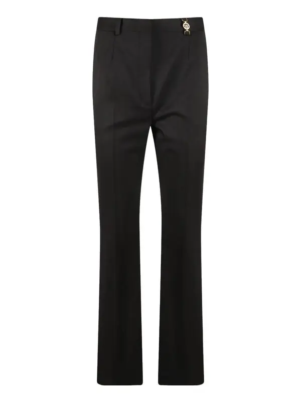 Versace Wool-blend Trousers - Black