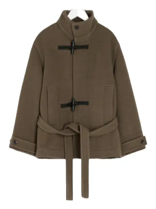 LEMAIRE Short Duffle Coat - Brown