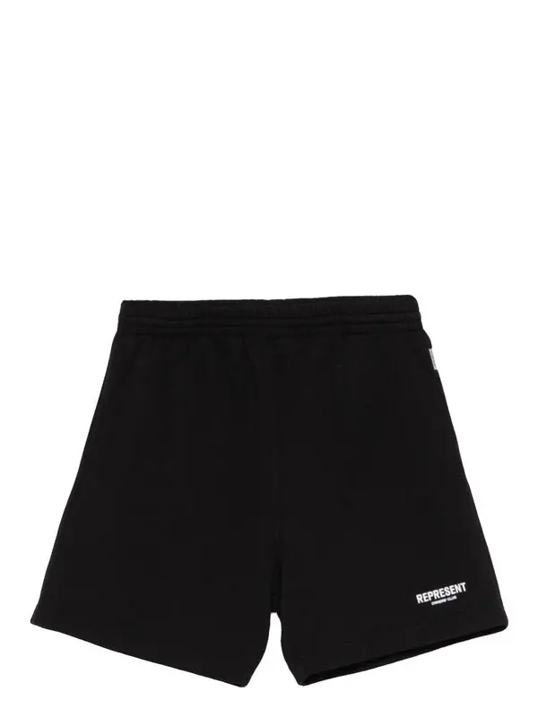 REPRESENT Owners Club Relaxed Fit Shorts - Black