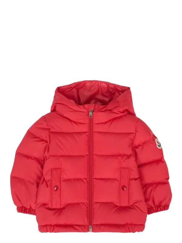 Moncler Hooded Puffer Jacket - Red