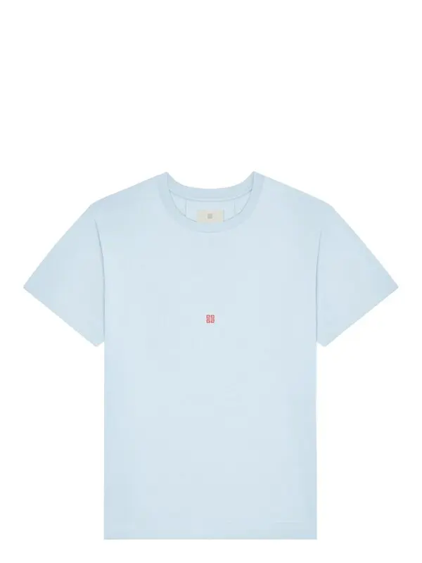 Givenchy Flamingo Printed Crewneck T-shirt - Blue