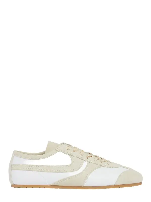 Dries Van Noten Lace-up Round Toe Sneakers - White