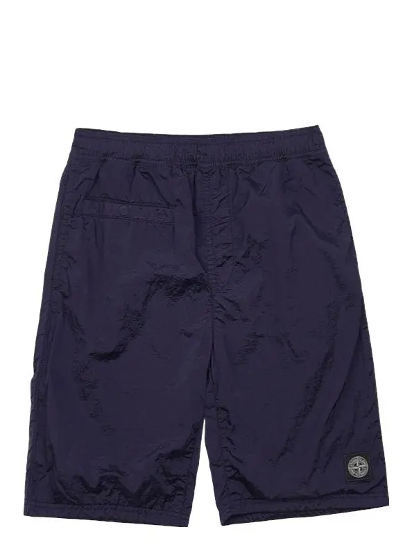 Stone Island Elastic Waistband Shorts - Dark Blue