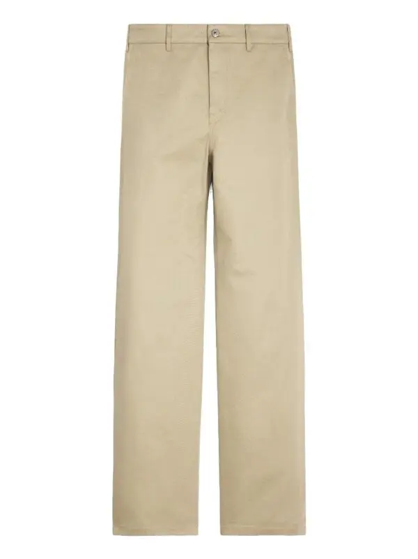 Celine Straight Chinos In Twill - Light Brown
