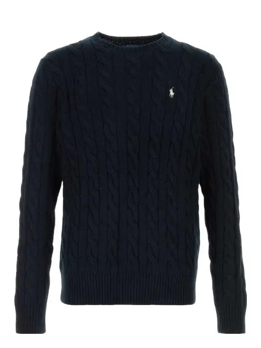 Polo Ralph Lauren Driver Cable-knit Sweater - Dark Blue