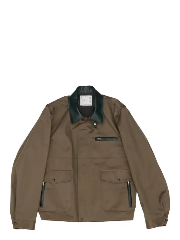 Sacai Chino Blouson Jacket - Green