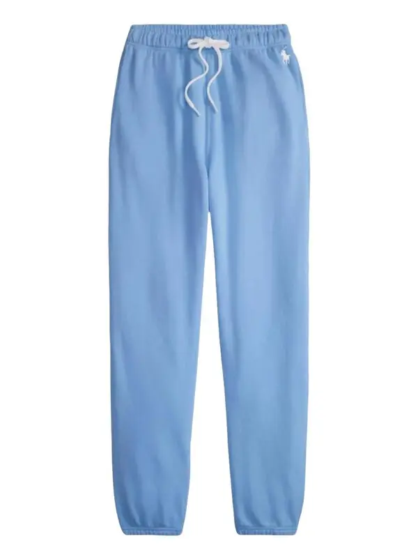 Ralph Lauren Logo Embroidered Drawstring Jogger Pants - Blue