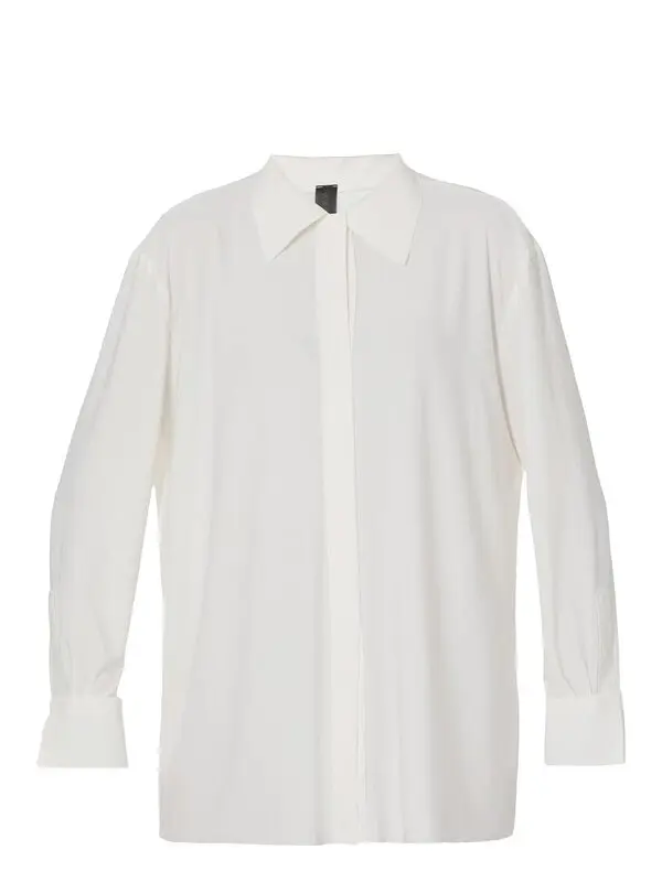 Norma Kamali Long Sleeve Shirt - White