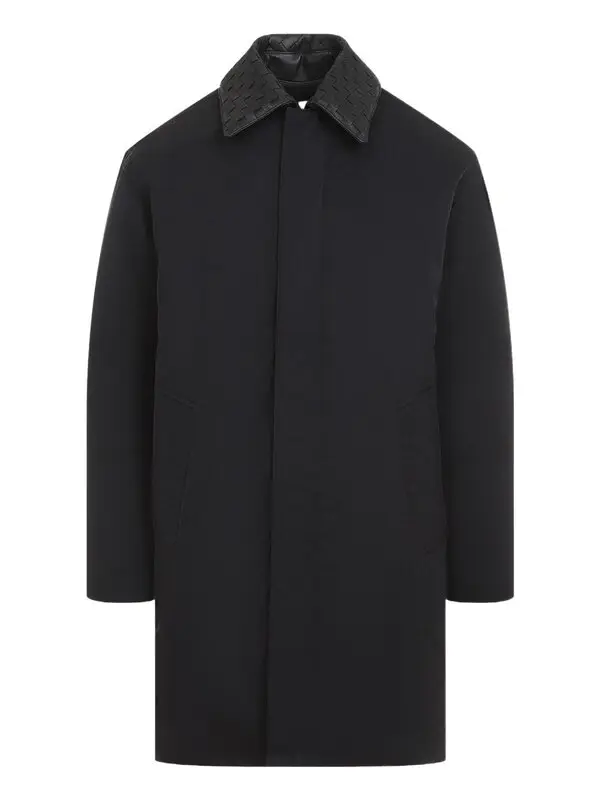 Bottega Veneta Intrecciato Padded Jacket - Black