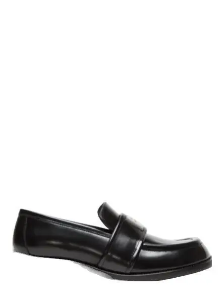Acne Studios Curved Toe Loafers - Black
