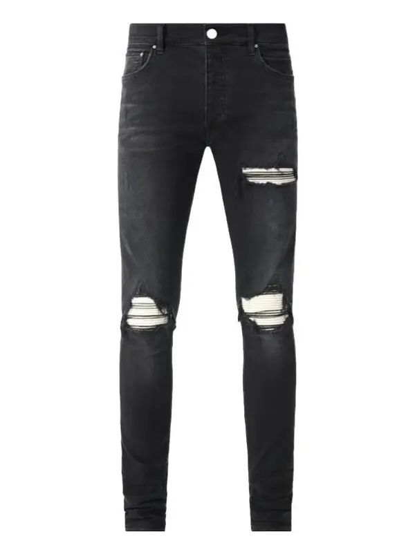 Amiri Belt Loop Jeans - Black