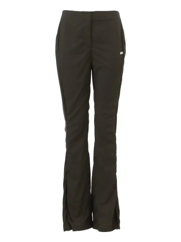 AMOMENTO Side Slit Trousers - Charcoal