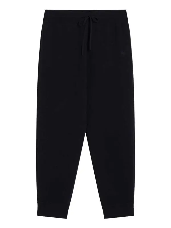 Burberry Tapered Drawstring Jogging Pants - Navy