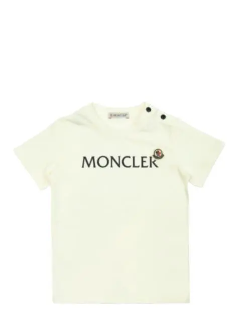 Moncler Logo Patch T-shirt - White