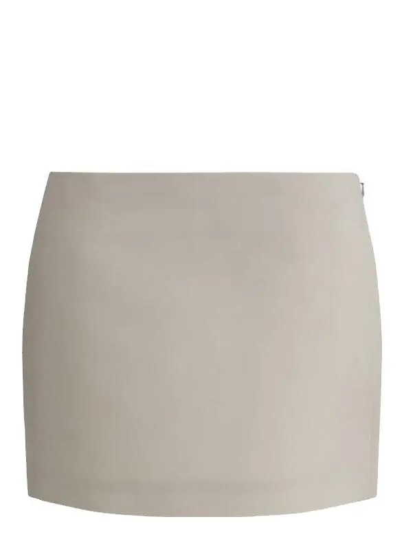 LISA YANG Zipper Skirt - Champagne