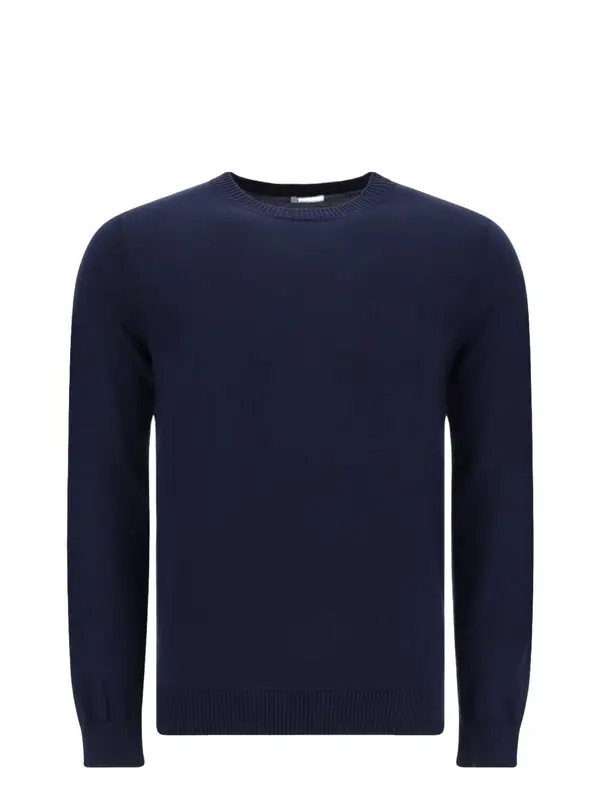 Malo Ribbed-trim Cotton Sweatshirt - Black