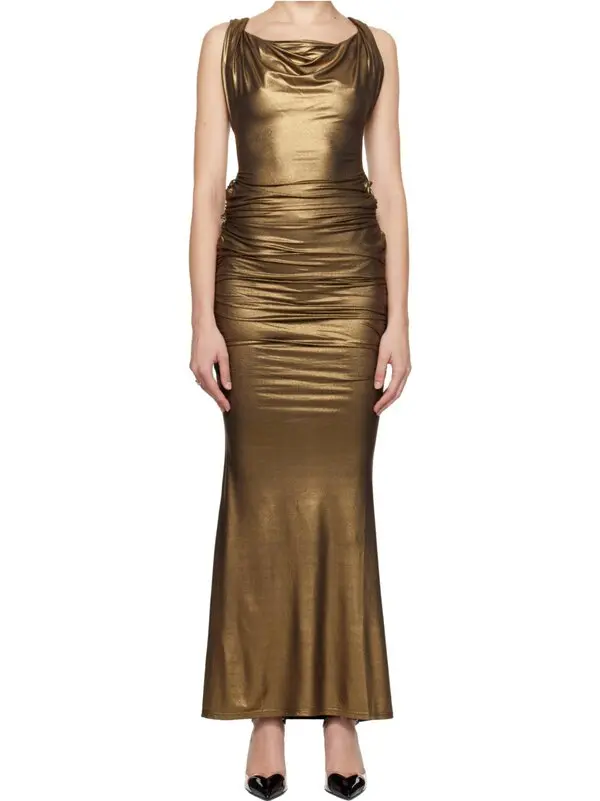 VIVIENNE WESTWOOD Liz Jersey Dress - Gold