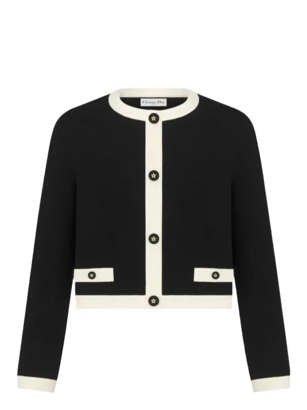 Dior Iviera Cropped Jacket - Black