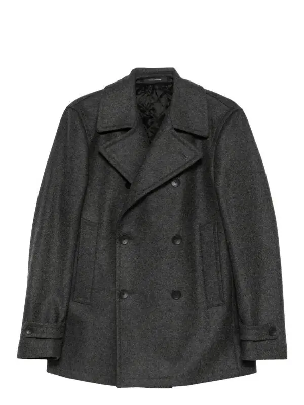 Tagliatore Double-breasted Wool Jacket - Charcoal Grey