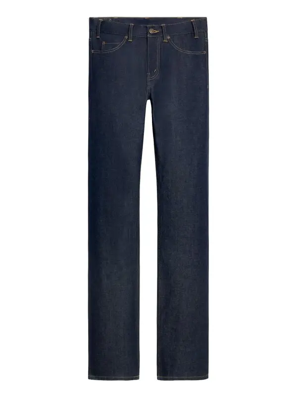 Celine Francoise Jeans In Raw Wash Denim - Rinsed