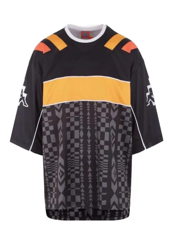 MARCELO BURLON COUNTY OF MILAN Color-block T-shirt - Black