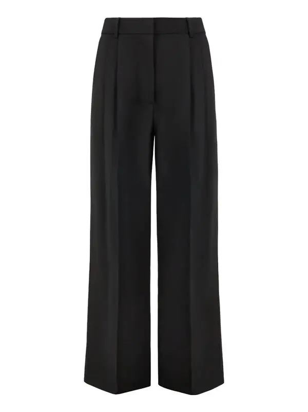 P.a.r.o.s.h Pleat Tailored Trousers - Black