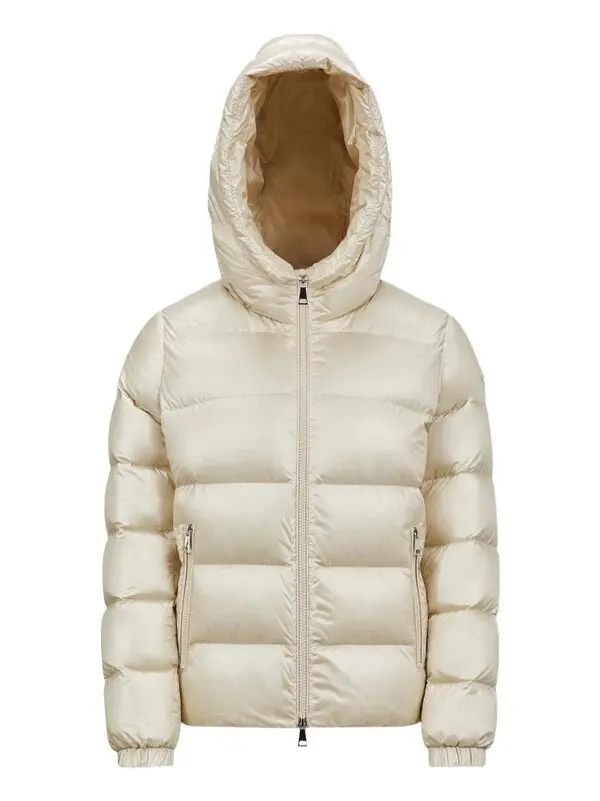 Moncler Biron Short Down Jacket - White