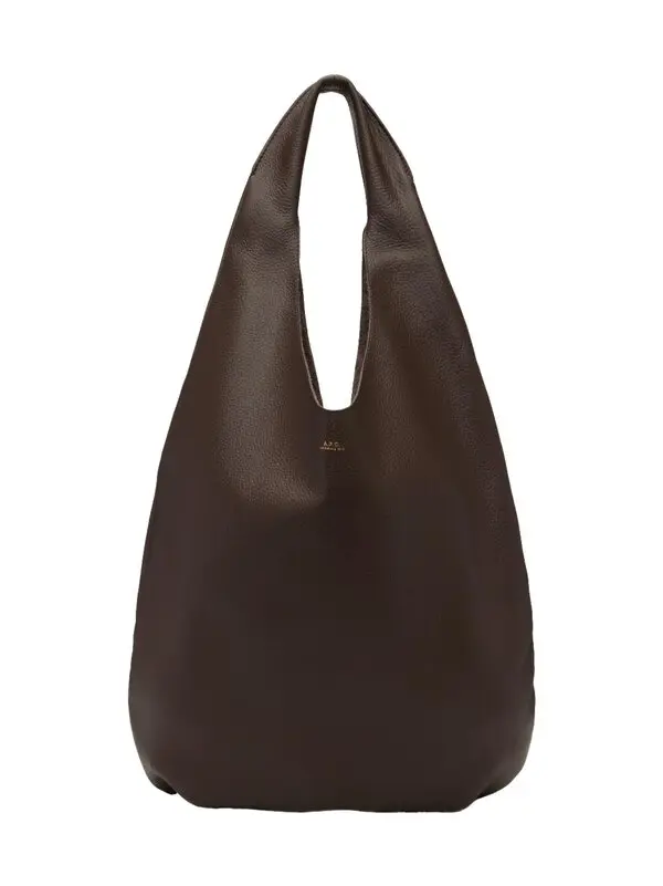 A.p.c. Le Neige" Leather Tote Bag - Brown