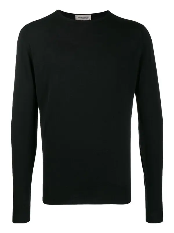 John Smedley Lundy Crew Neck Knitwear - Black