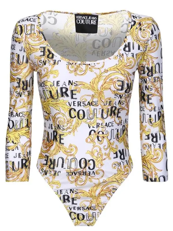 Versace Baroque Print Long-sleeve Top - Multicolor