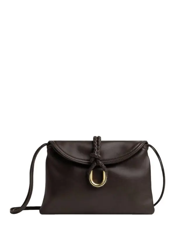 Bottega Veneta Liberta Small Crossbody Bag - Fudge