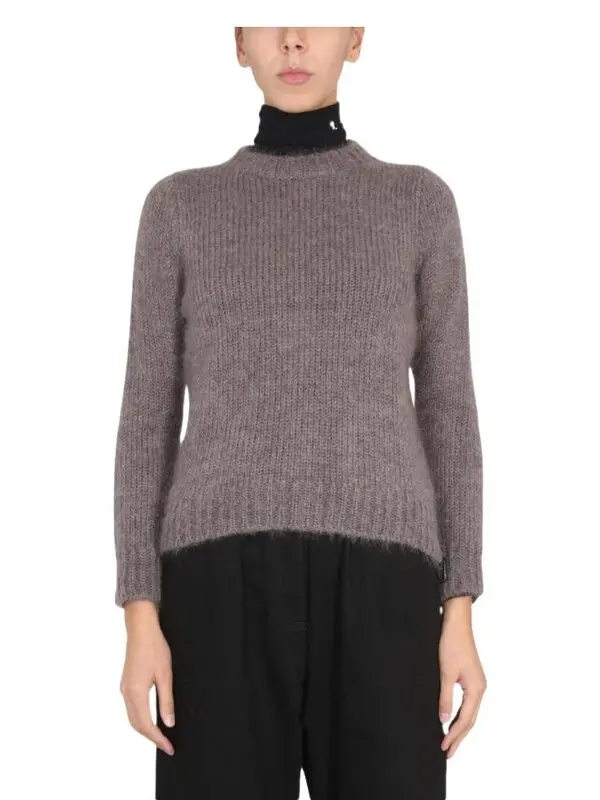 Raf Simons Textured Crewneck Sweater - Gray