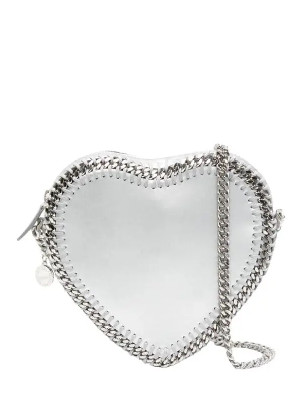 Stella McCartney Heart-shaped Crossbody Bag - Silver