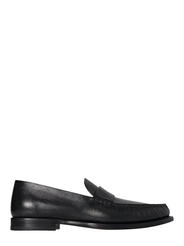 THE ROW Novus Loafers - Black