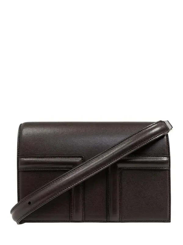 TOTEME T-flap Mini Crossbody Bag - Brown