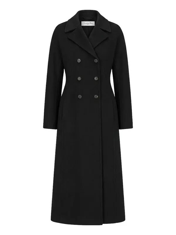 Dior Double-breasted Coat - Black